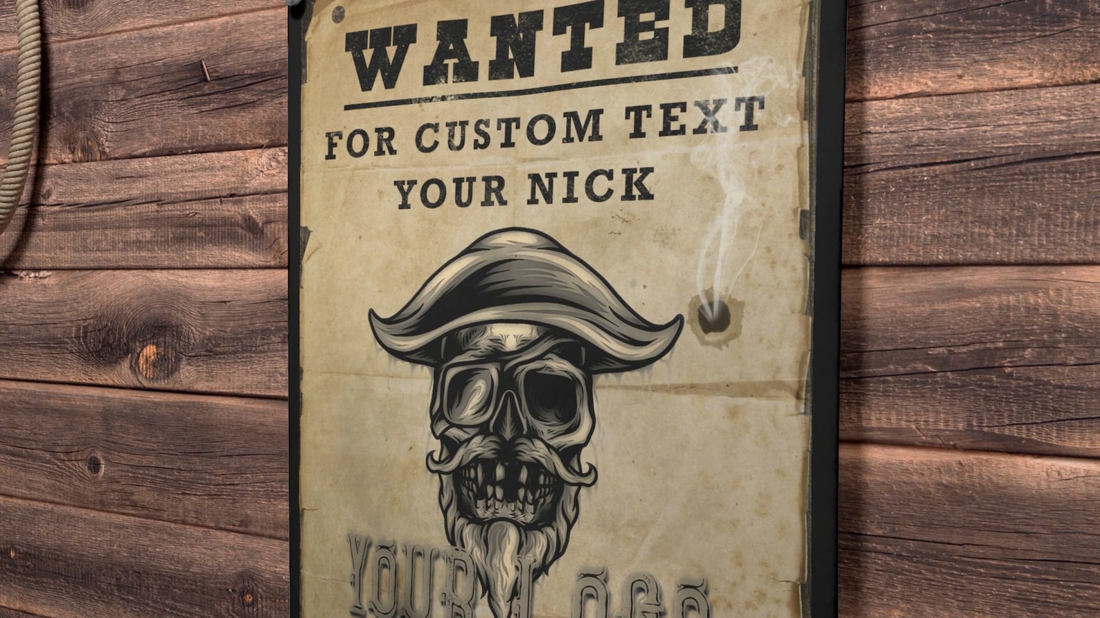 Western Most Wanted 2 Poster Animation Insert Your Text and Logo or ...