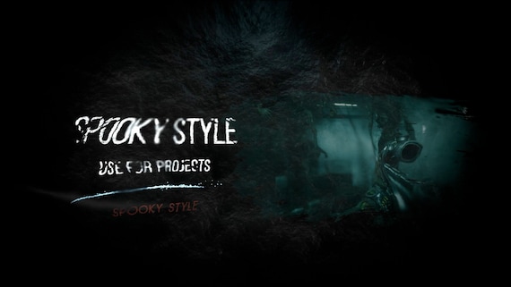 Paranormal Activity Animation Scary Titles Customizable Text | Etsy