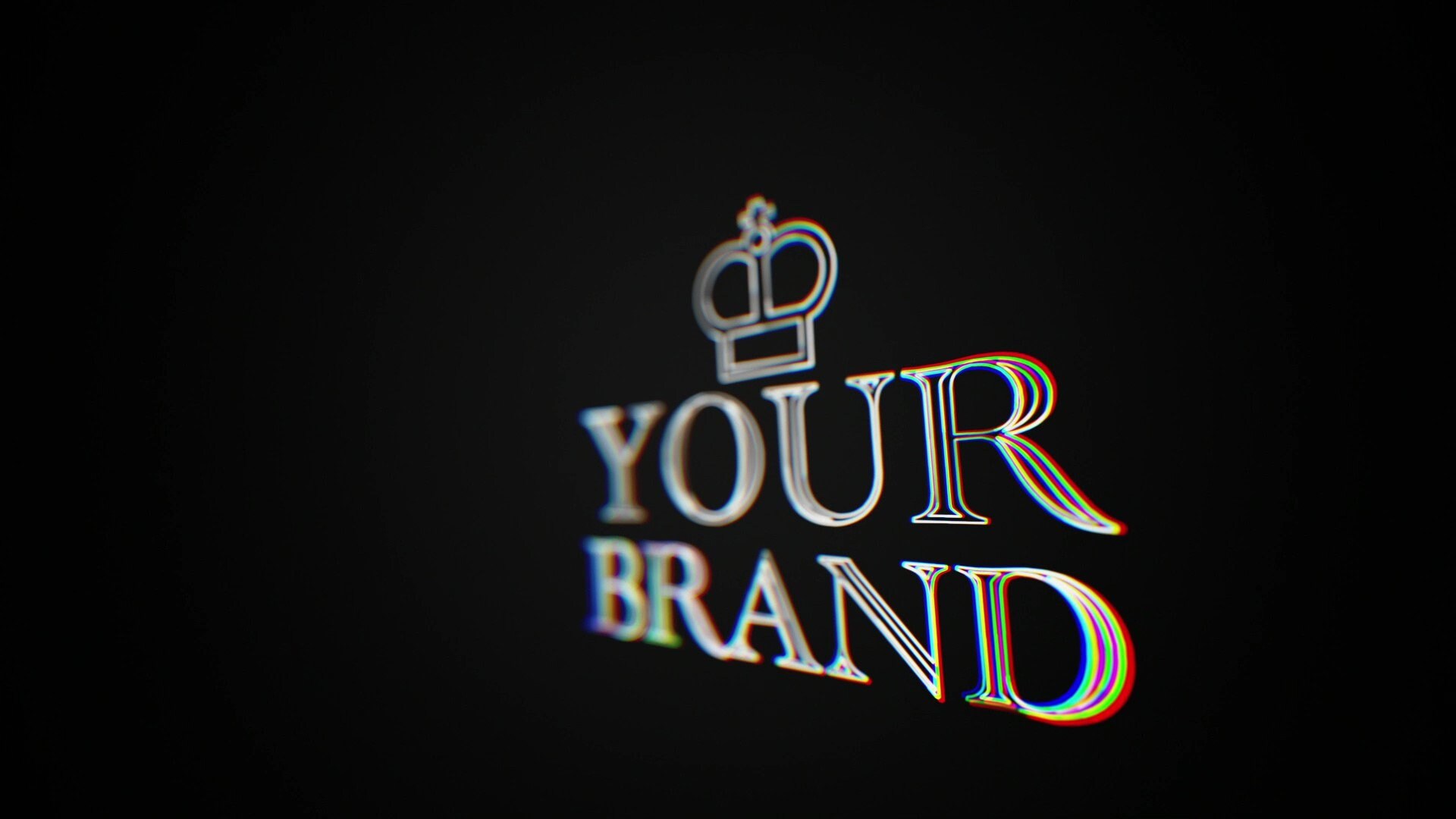 Prismatic Diffusion: Revolving Logo & Custom Tagline Animation - Etsy