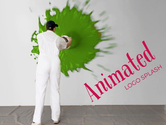 Splash Logo Mockup Animation Get Your Own Logo Splashed by - Etsy