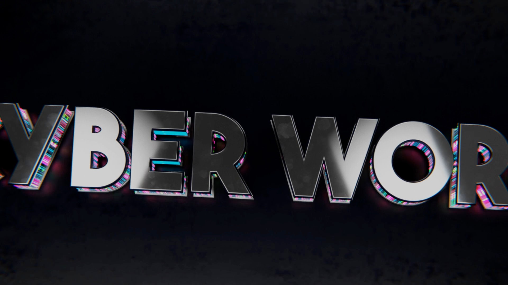 3D Cyber Word Animation Make Your Name or Other Words Look 3d With ...