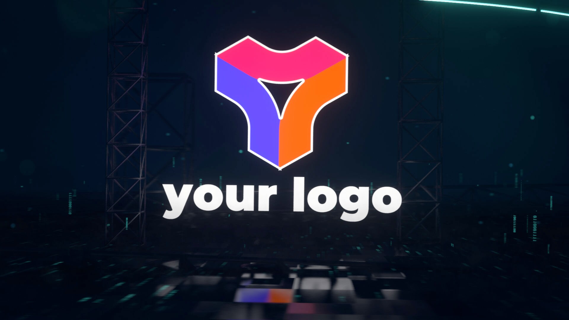 Cyber Security Breach Logo Stinger With Digital Background - Etsy