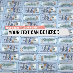 Dollar Bills Money Heist Text Animation Customizable Text and Sound ...