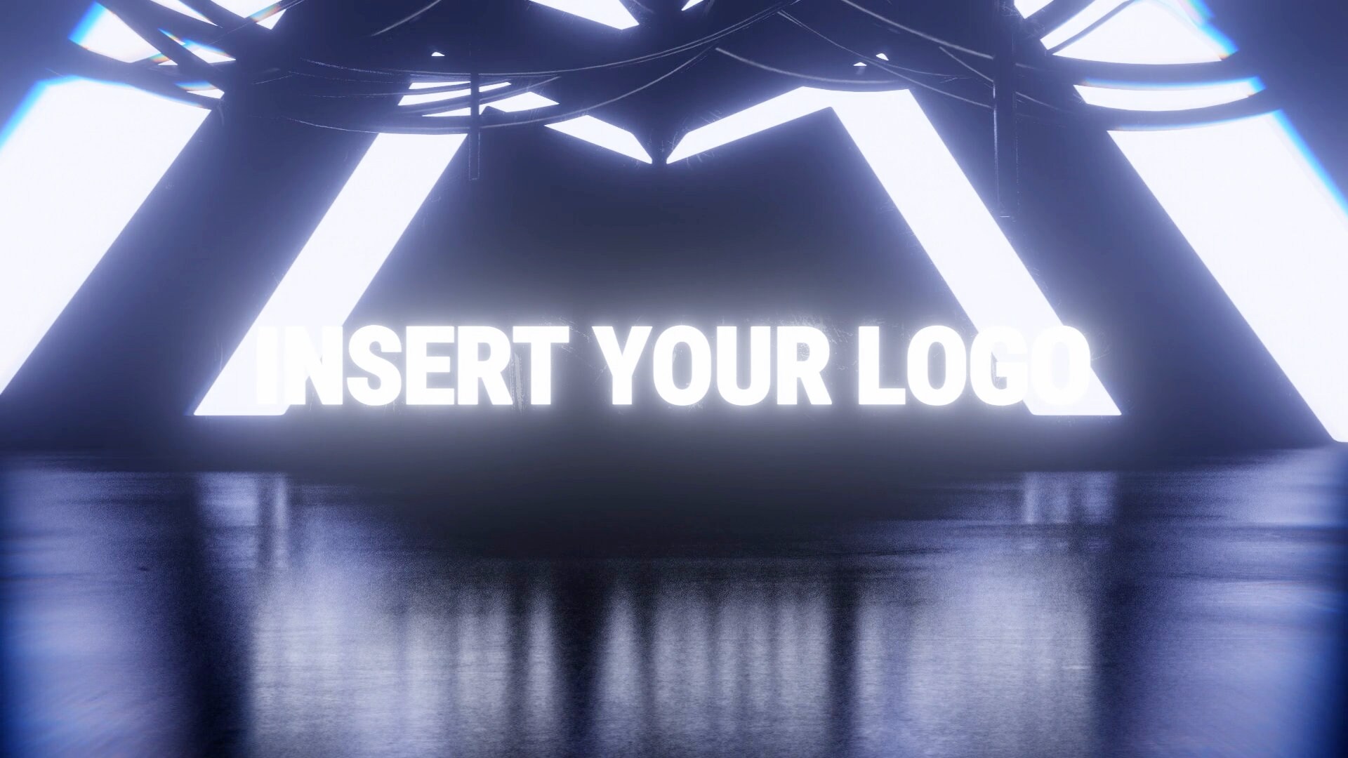 Animated Intro Overlay, Your Logo With Custom Glowing Text, Hacker Pit ...