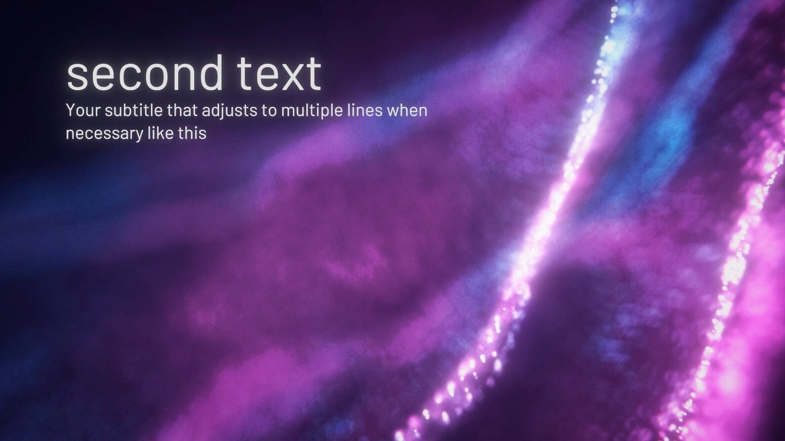 Dreamy Particles Overlay With Custom Text and Colors Great for Any ...