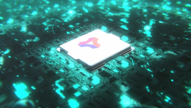 Hypertech Logo Reveal: Processor Circuitry and Electron Flow Theme - Etsy