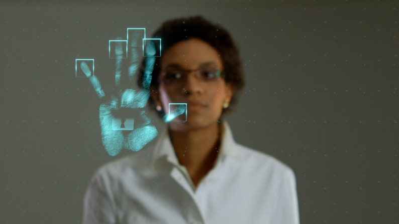 HUD Display Unlock Animation - Palm Print Reader With Your Logo Stinger ...