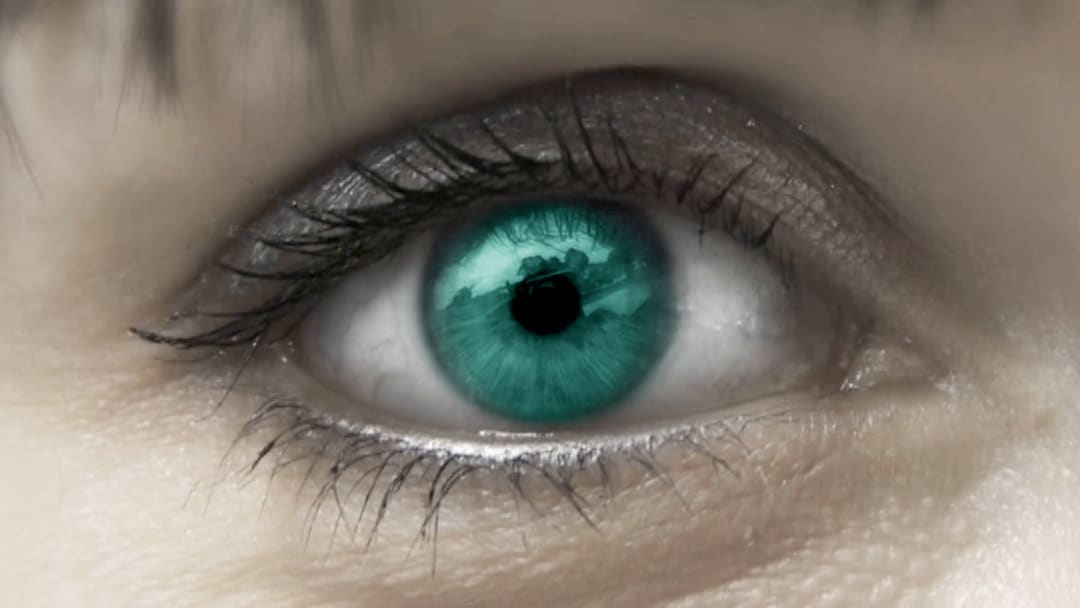 Seamless Animated Eye Zoom Transition With Alpha Channel and Sound for ...