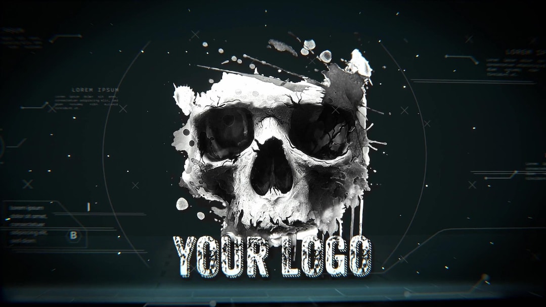 Pixelated Shape & Logo Reveal Animation With Rotation Effect and Music ...