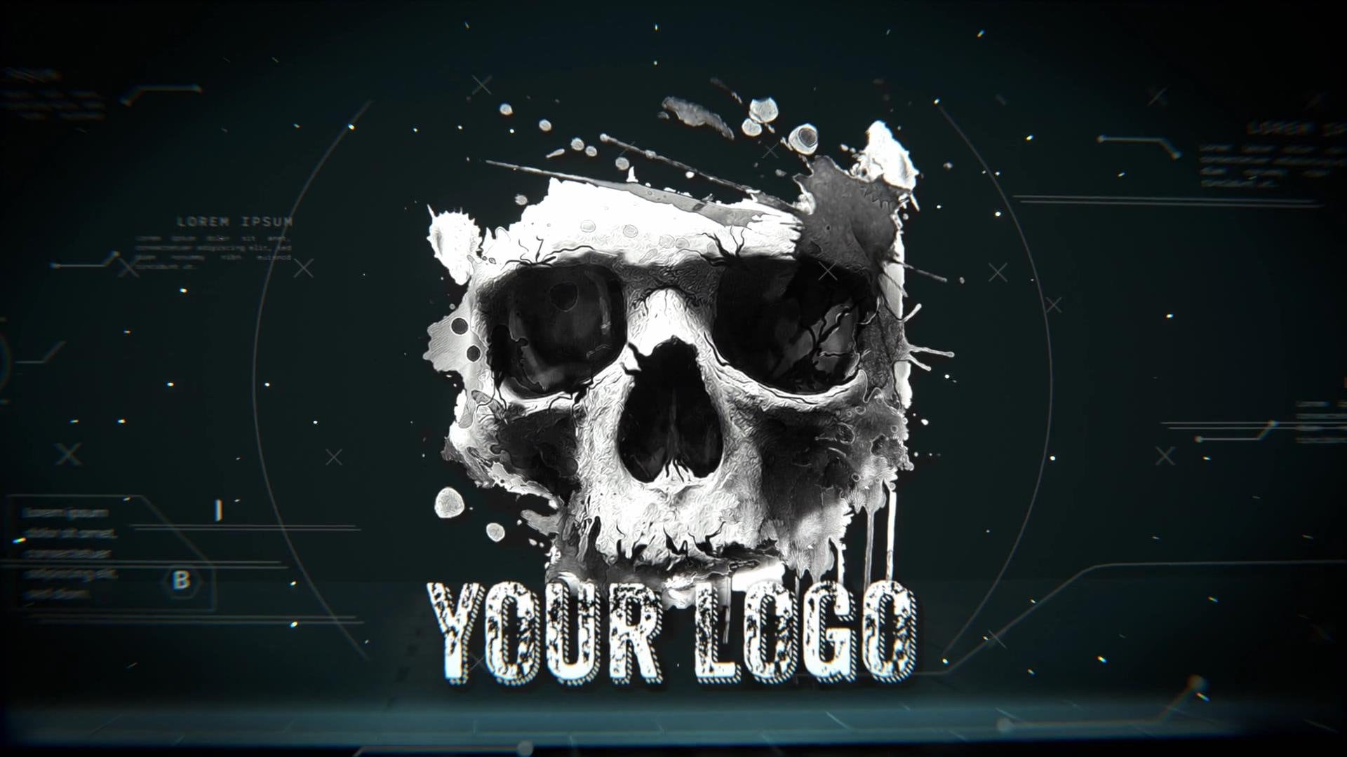 Pixelated Shape & Logo Reveal Animation With Rotation Effect and Music ...