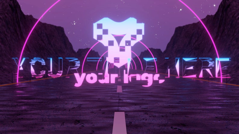 Neon Letters Animation With Logo and Text Get Back to Old School Gaming ...