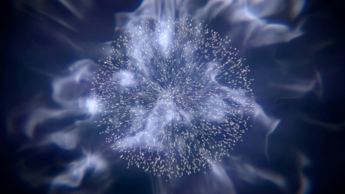 Supernova Burst Implosion and Explosion Logo Stinger With Epic Sound ...