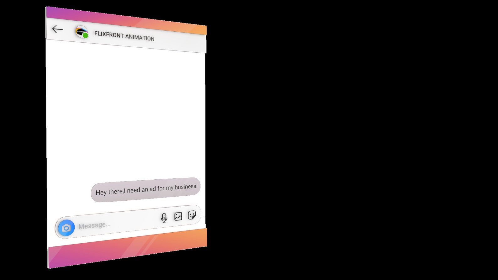 Customizable Chat Window Mockup Overlay Semitransparent Chat Imitation ...