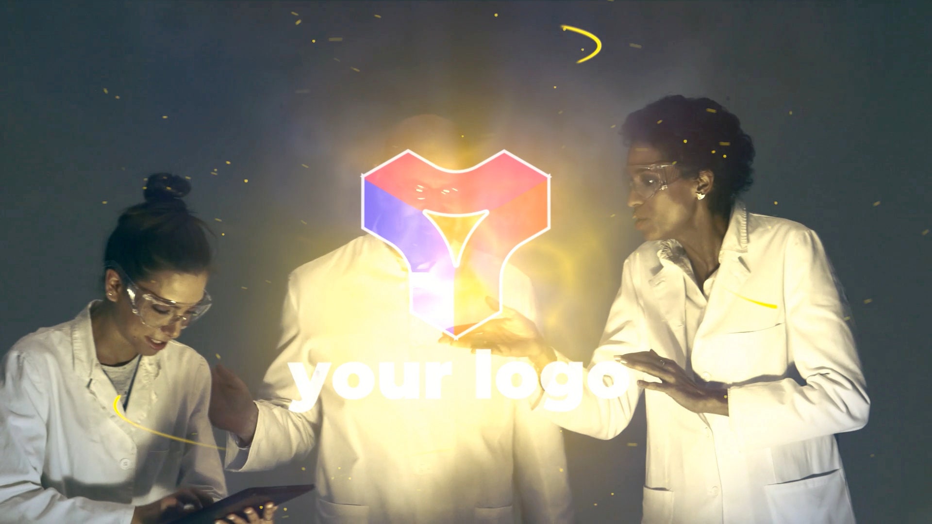 Live Action Mockup Animation - Get Your Logo Discovered by Scientists ...