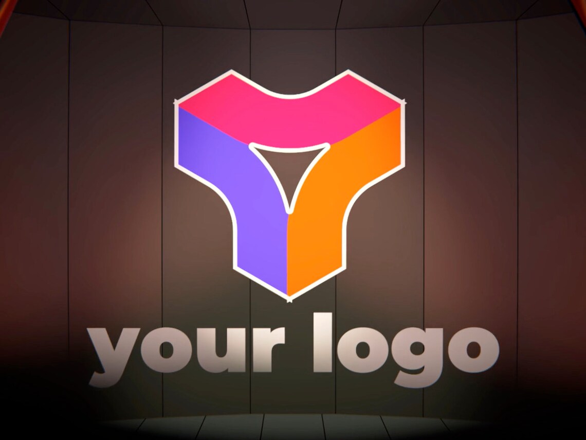 It's Show Time Let Your Logo to Shine in the Spotlit - Etsy