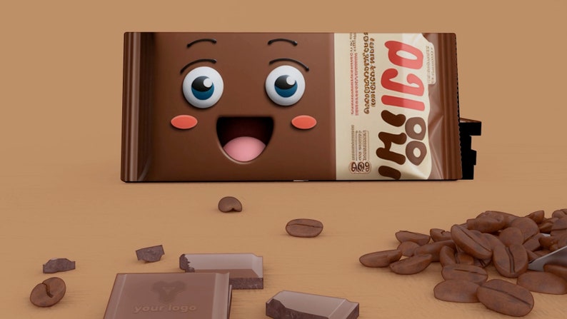 Chocolate Sweet Logo Animation Plus Your Text and Customized Wrapper ...