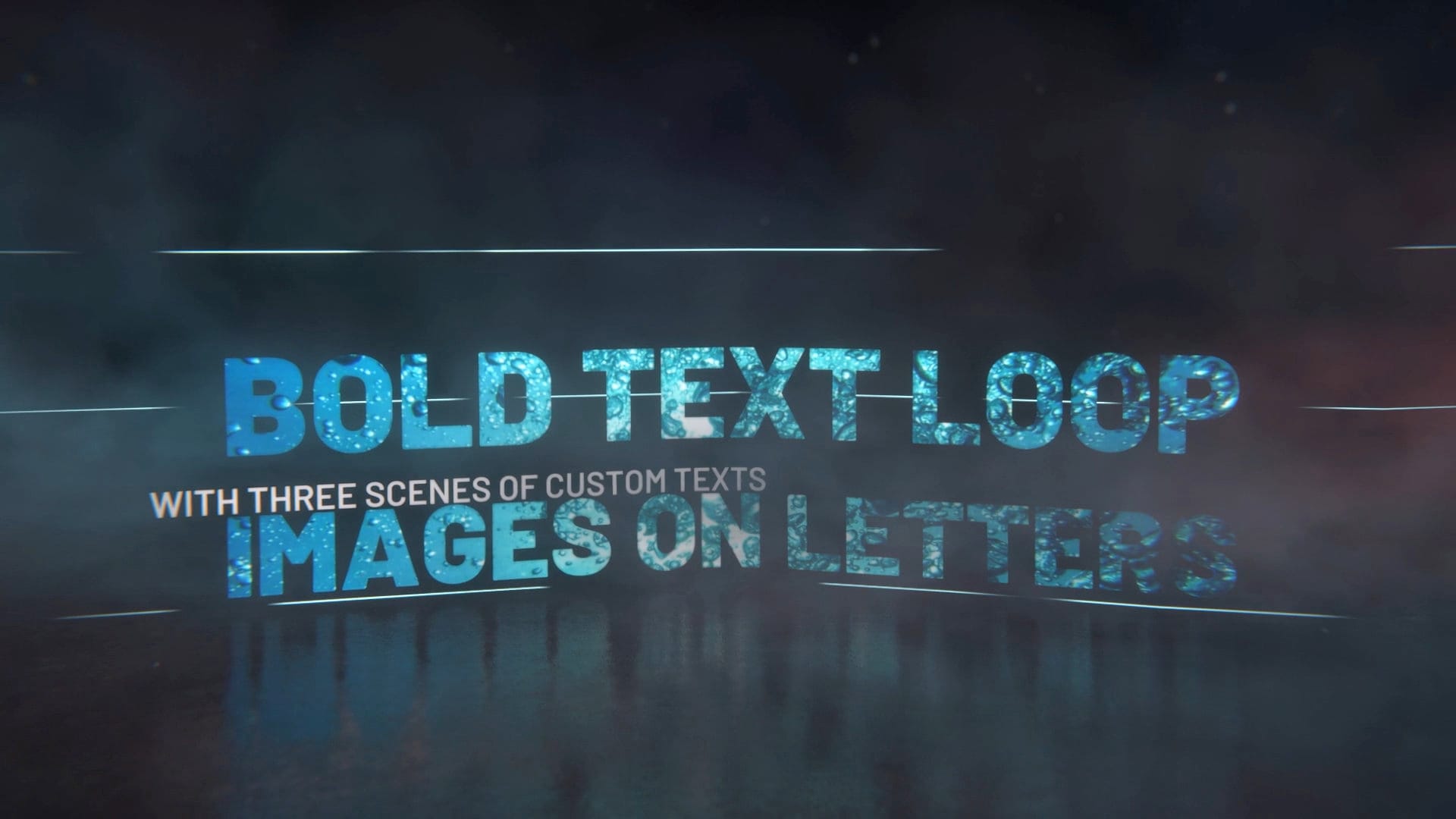 Streams Overlays Screen With Bold Lettering Animation Customizable ...