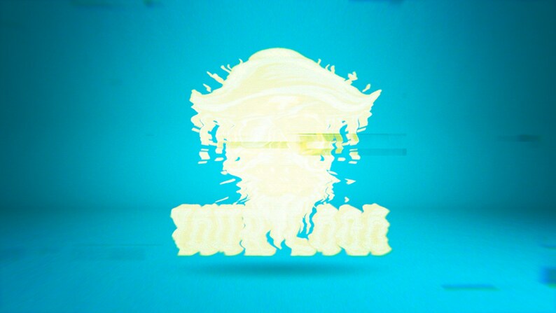 Personalizable Emot Twitch Distorted Glitchy 3D Logo Animation ...