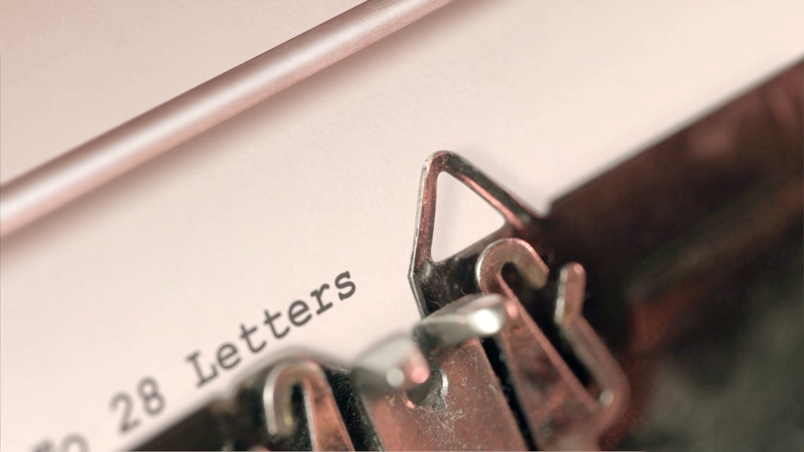 Typewriter Retro Animation of Customized Text See How Cool - Etsy