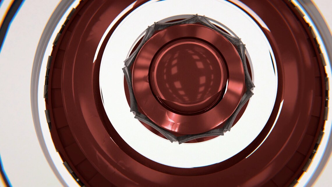 A Sci-fi Alien Mechanical Device Reveals a Logo. Upload Your - Etsy