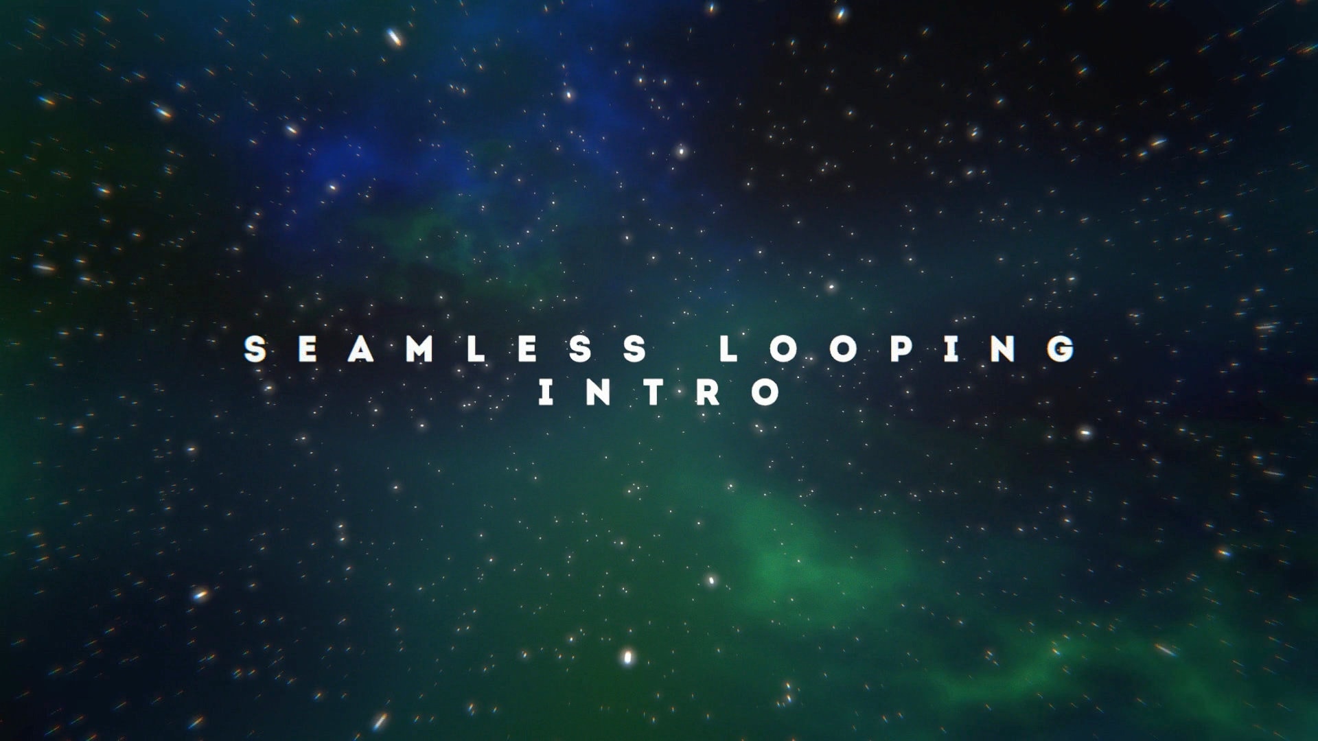 Space Overlay With Custom Text With Seamless Infinite Loop Great for ...