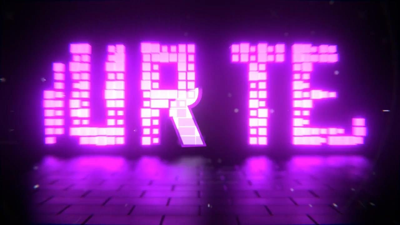 Dynamic Pixel-glow Text Headline Animation - Customizable MP4 for ...