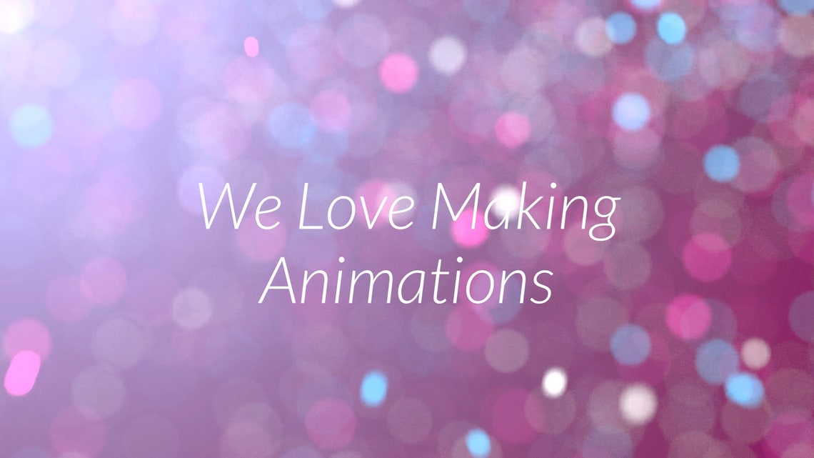 Personalized Message Animation With Sound Custom Message Appears on the ...