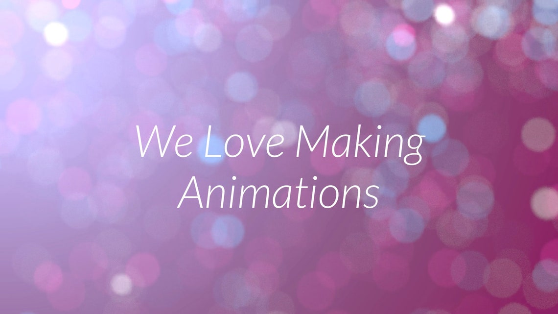 Personalized Message Animation With Sound Custom Message Appears on the ...