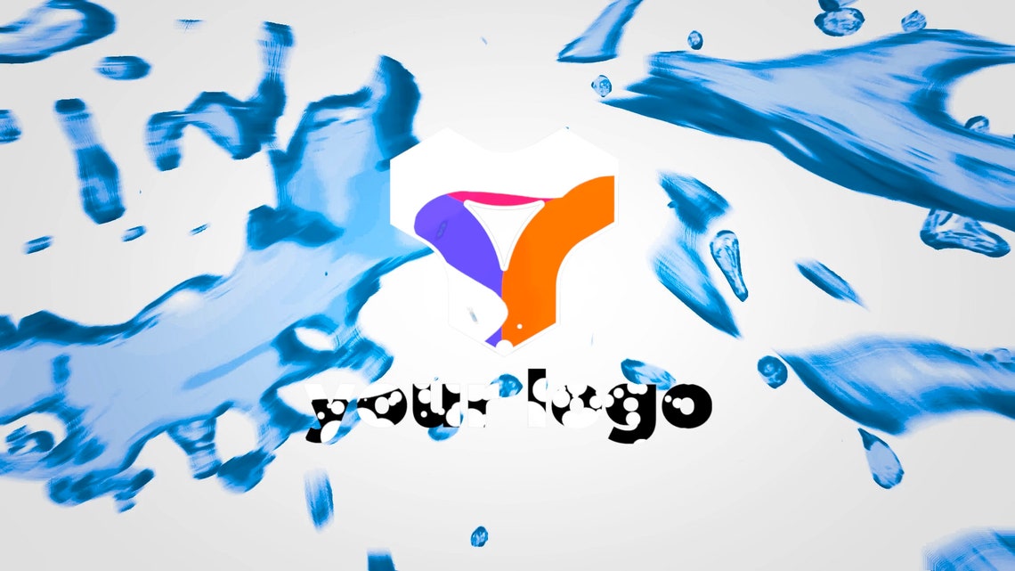 Water Splash Animated Customizable Logo Stinger With Epic Sound Logo ...