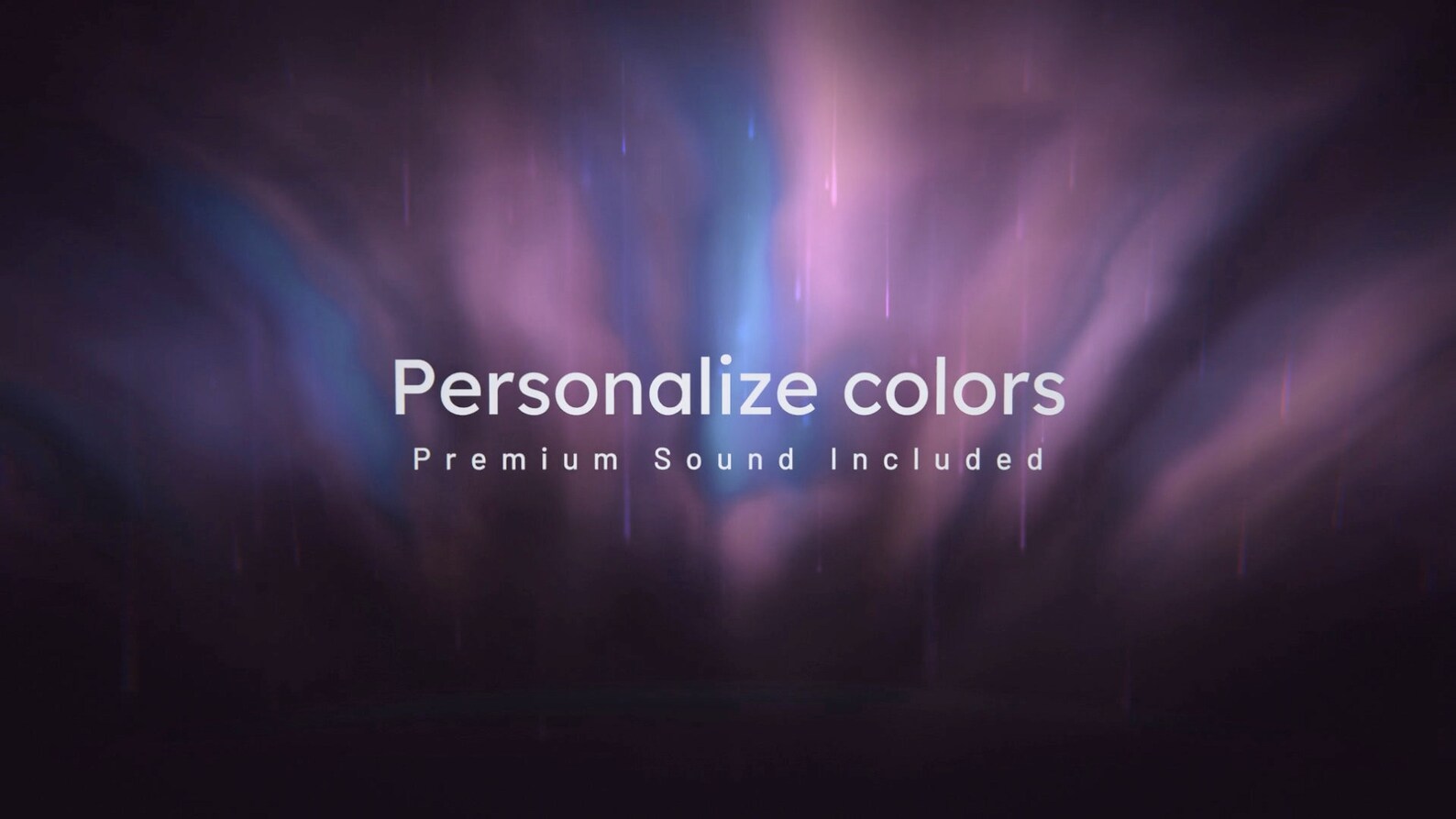 Aurora Dream Text Animation Intro and Logo Reveal, With Custom Text, Custom Colors and Your Logo ...