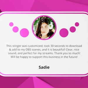 Animated Testimonial Card Customizable Photo and Text - Etsy