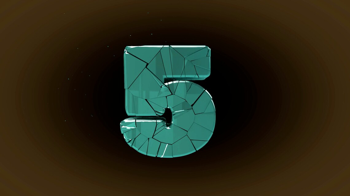 Countdown Animation With Sound Color of Numbers and Background Can Be ...