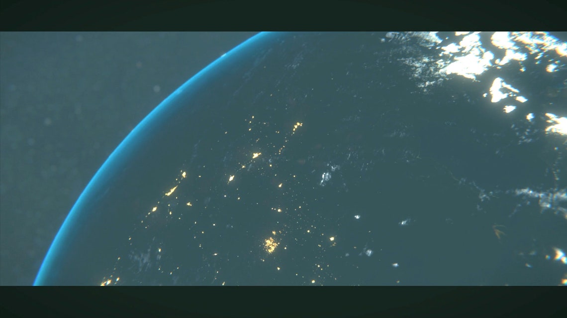 Planet Earth Cinematic Text Intro, With Custom Text, Sound Inclusive ...