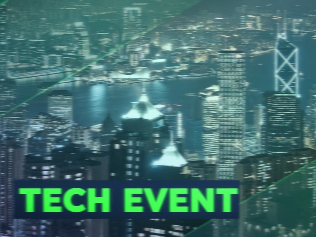 Tech Event Scene Transition: Custom Cityscape With Animated Caption - Etsy