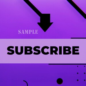 Animated Subscribe Call-to-action Bundle: Twitch-inspired Color Scheme ...