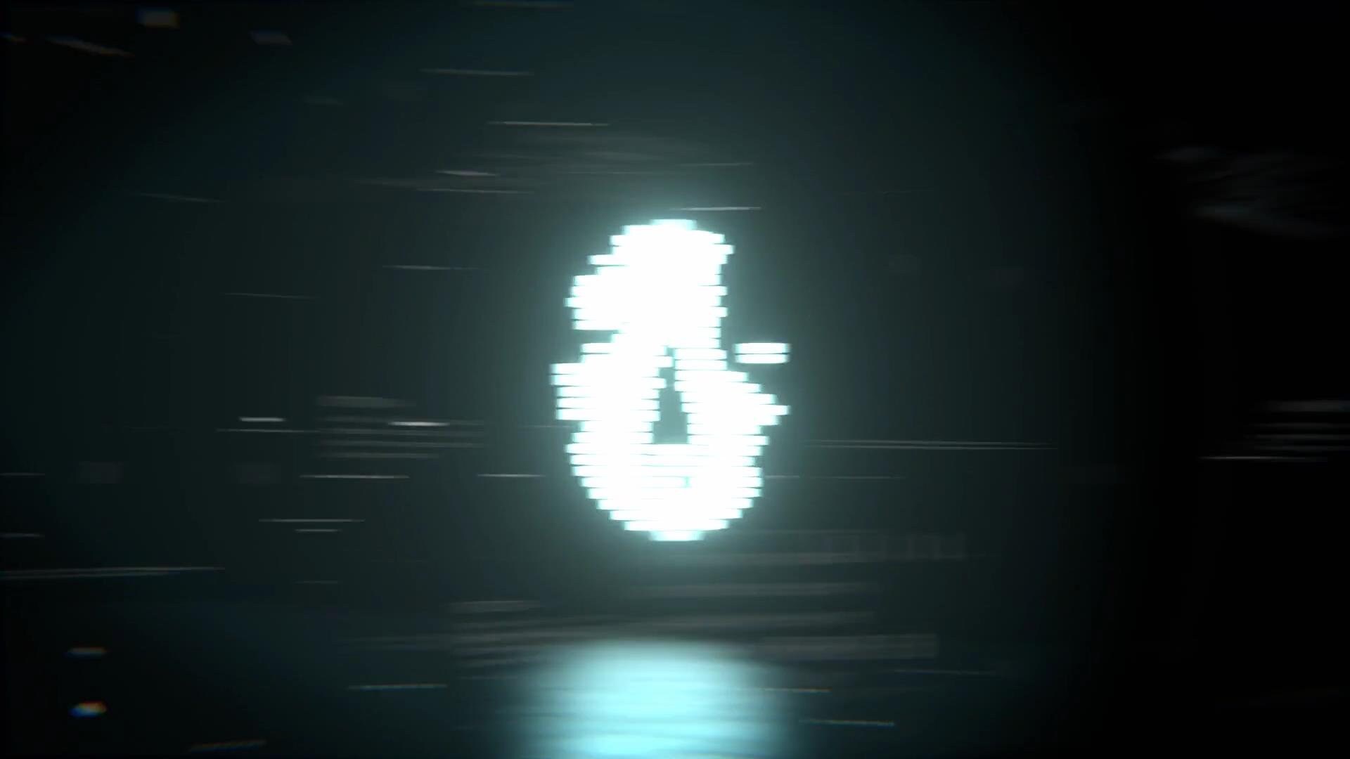 Pixelated Shape & Logo Reveal Animation With Rotation Effect and Music ...