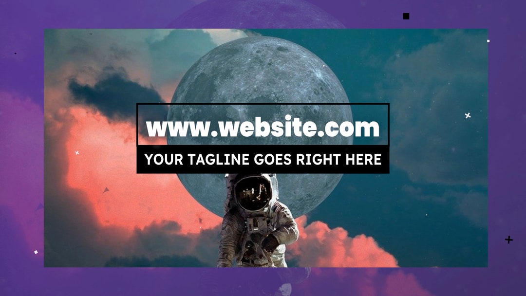 Website Intro Animation Customizable Text Titles in 2 Lines - Etsy