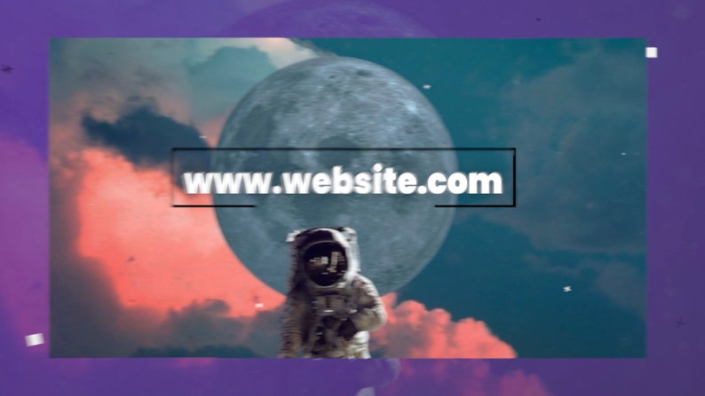 Website Intro Animation Customizable Text Titles in 2 Lines - Etsy