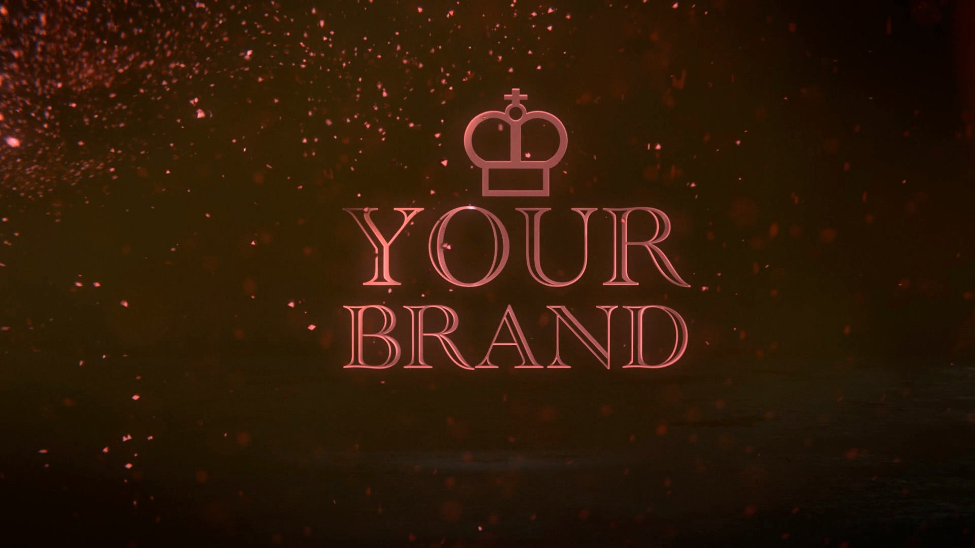 Customized Color Dust Logo Animation With Cinematic Sound Logo Reveals ...