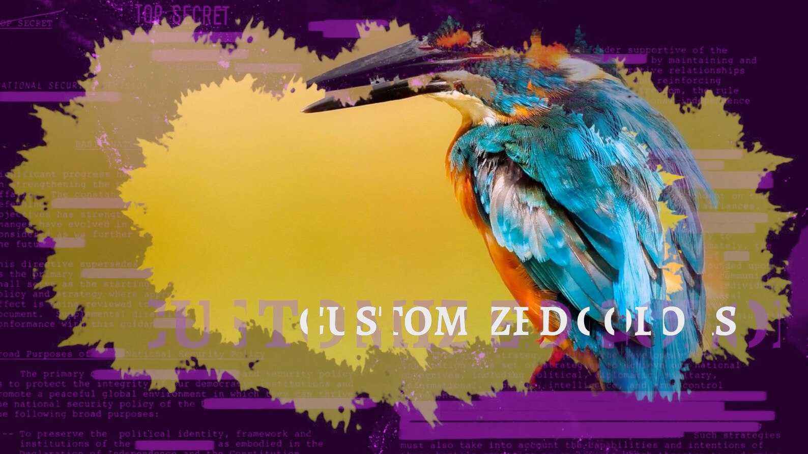 Ink Transition Top Secret Animation Insert Your Text for Your Streaming ...