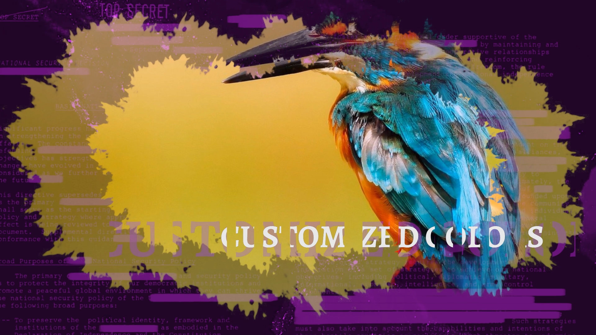 Ink Transition Top Secret Animation Insert Your Text for Your Streaming ...