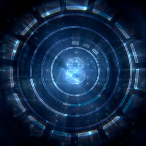 Digital Countdown Intro - Animated Glowing Custom Color Countdown With ...