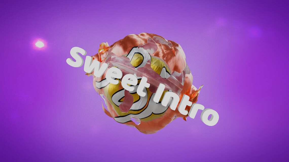 Sugar Rush Sweet and Cute Animation With Custom Text Colors and Logo - Etsy