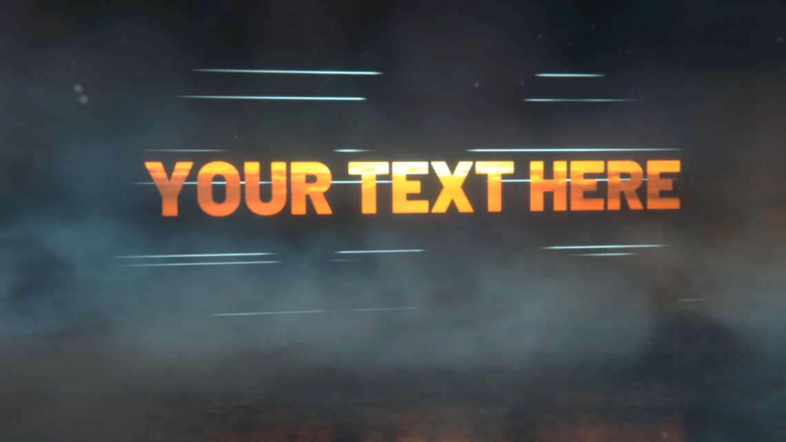 Bold Text Logo Intro Animation Impactful Intro With Logo and ...