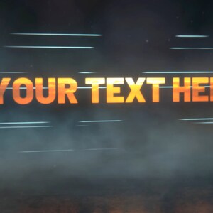 Bold Text Logo Intro Animation - Impactful Intro With Logo - and ...