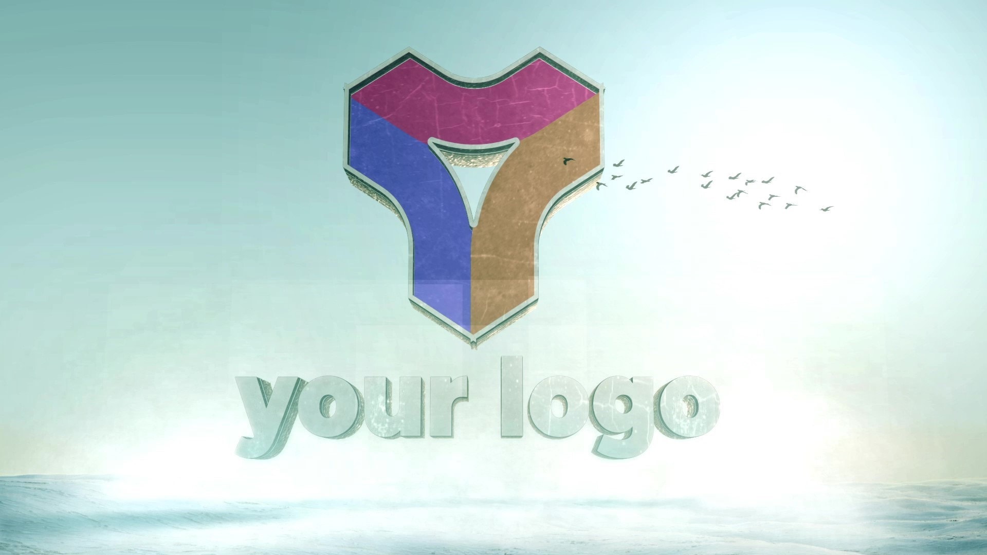 Premium Customizable Submerged Logo Reveal Animation - Cinematic Ocean ...