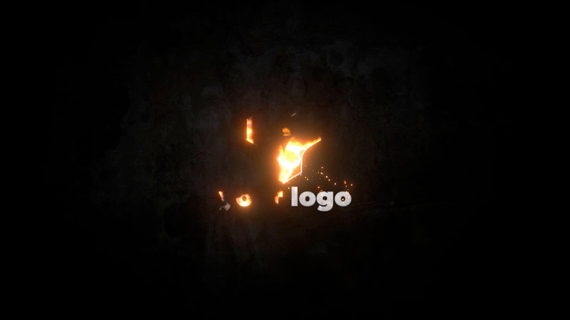 Fire Outline Burns Animated Logo Stinger Logo Reveals From - Etsy