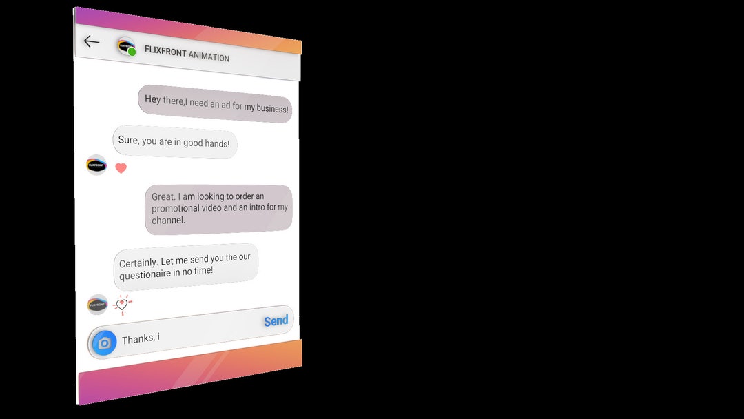 Customizable Chat Window Mockup Overlay - Semitransparent Chat ...