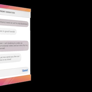 Customizable Chat Window Mockup Overlay - Semitransparent Chat ...