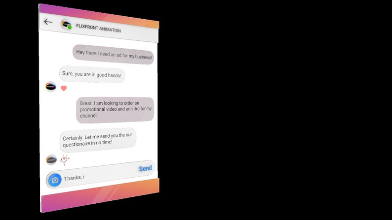 Customizable Chat Window Mockup Overlay - Semitransparent Chat ...